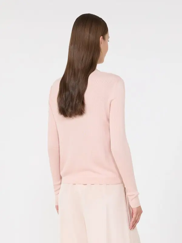 Max Mara Cashmere And Silk V-neck Cardigan