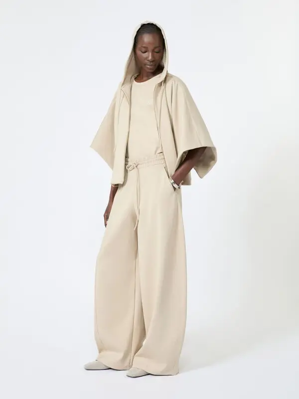 Max Mara Technical Cotton Jersey Boxy Sweater
