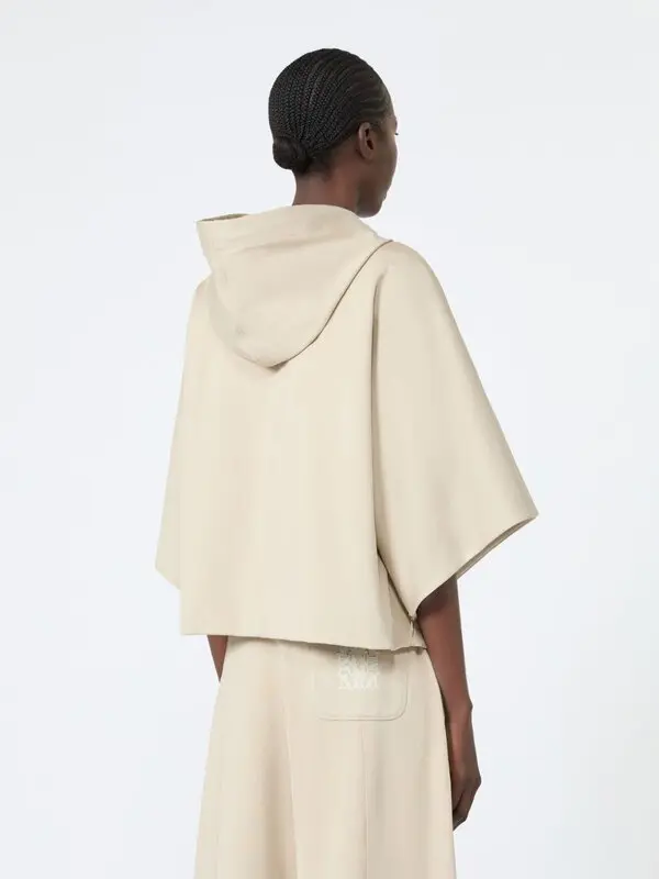 Max Mara Technical Cotton Jersey Boxy Sweater
