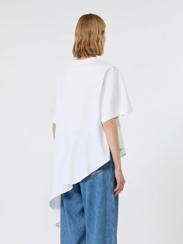 Max Mara Asymmetrical Cotton T-shirt