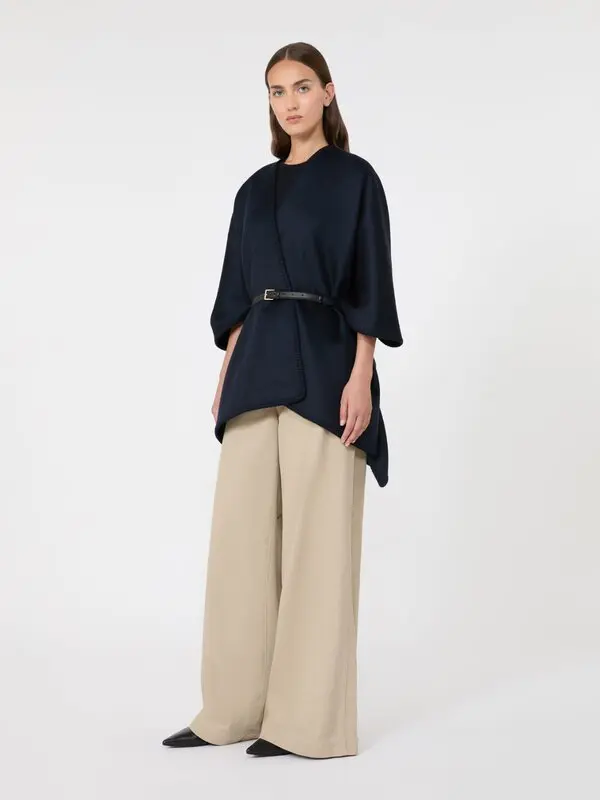 Max Mara Double Wool Broadcloth Cloak