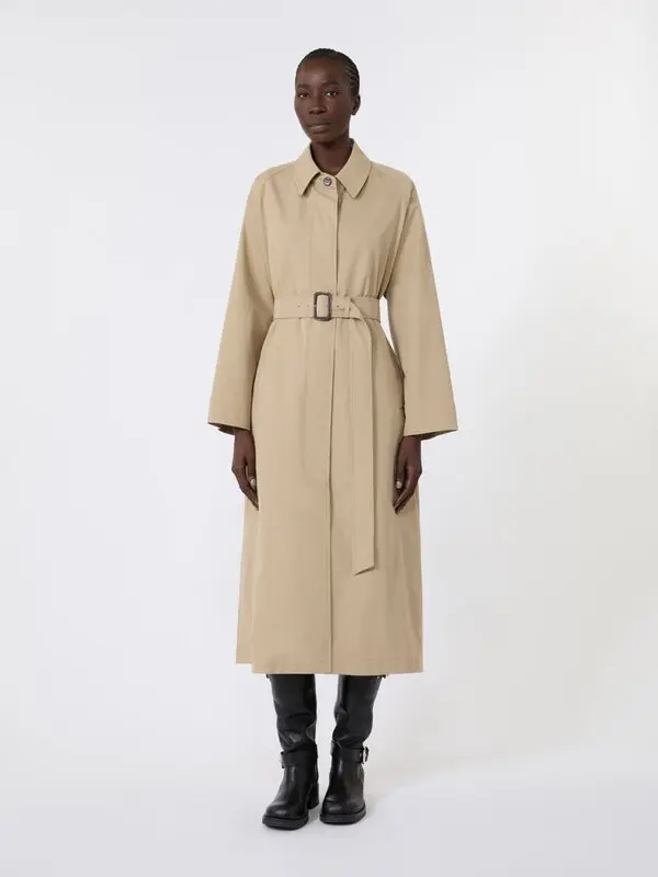 Max Mara Water-repellent Gabardine Trench Coat