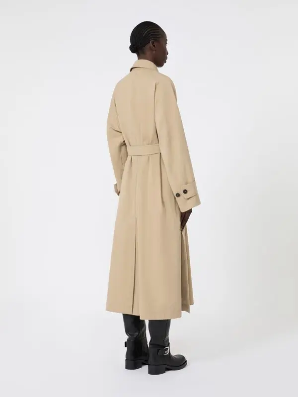 Max Mara Water-repellent Gabardine Trench Coat