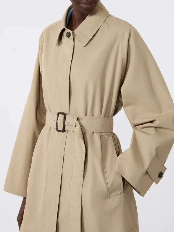 Max Mara Water-repellent Gabardine Trench Coat