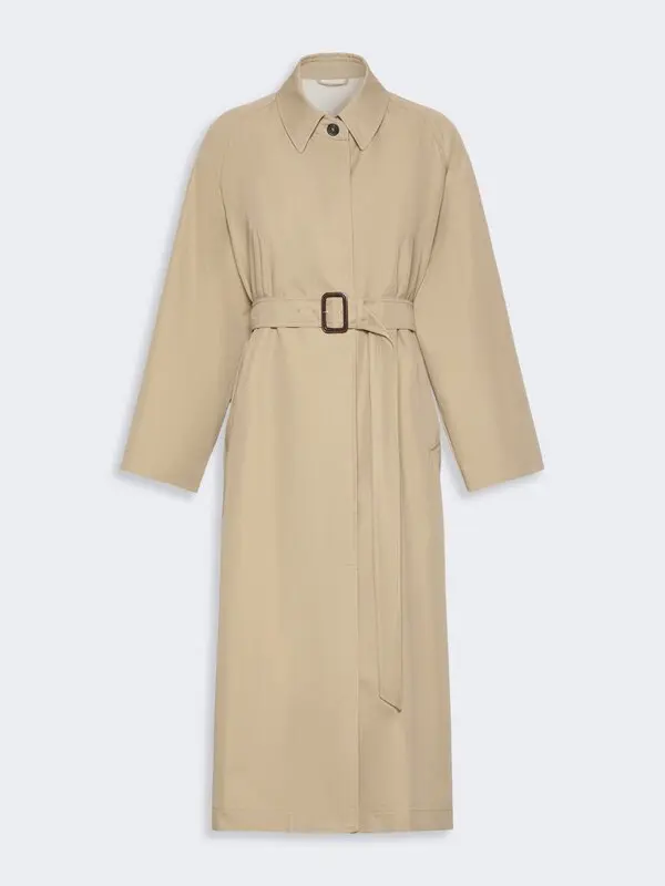Max Mara Water-repellent Gabardine Trench Coat