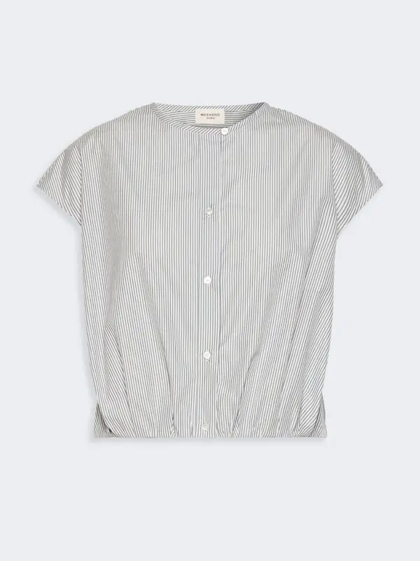 Max Mara Cotton Poplin Crop Top