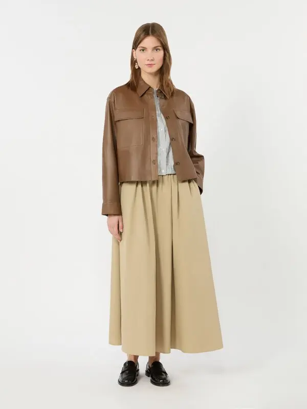 Max Mara Cotton Poplin Crop Top
