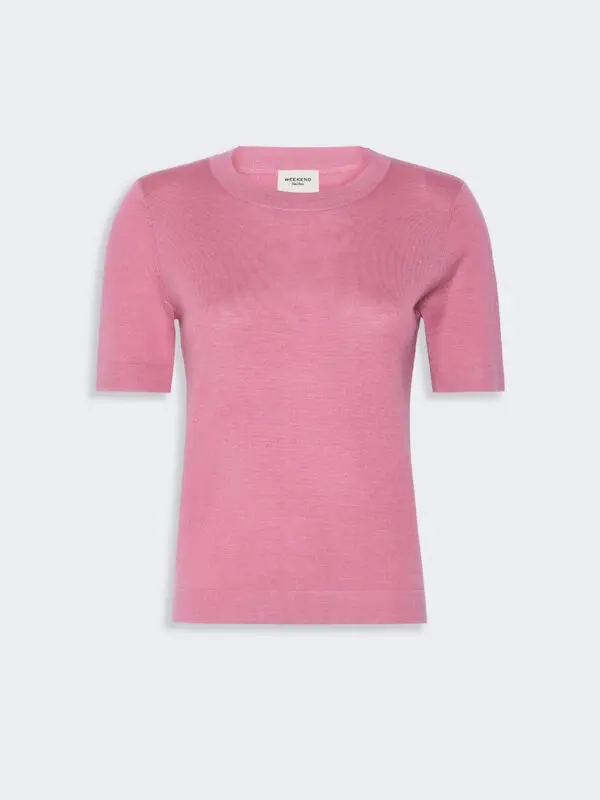 Max Mara Wool, Silk And Cashmere Sweater - Raspberry