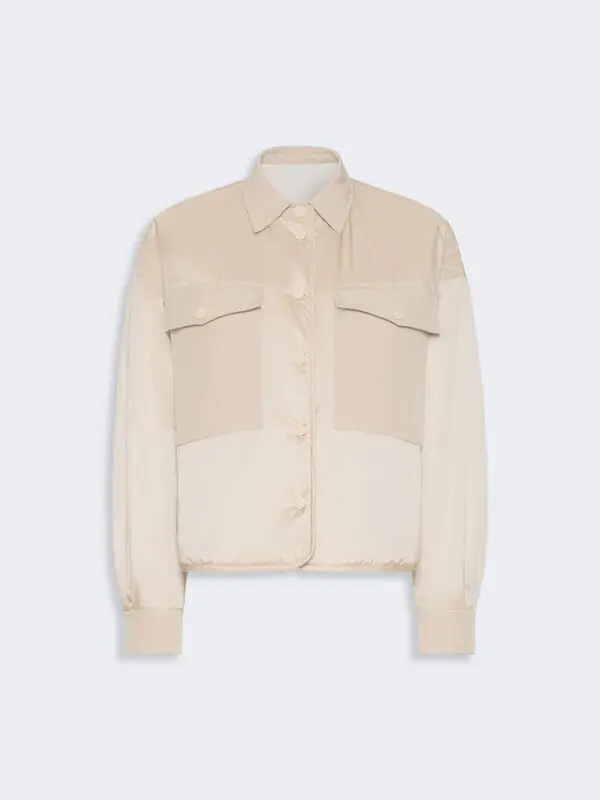 Max Mara Reversible Water-repellent Canvas Padded Jacket - Sand