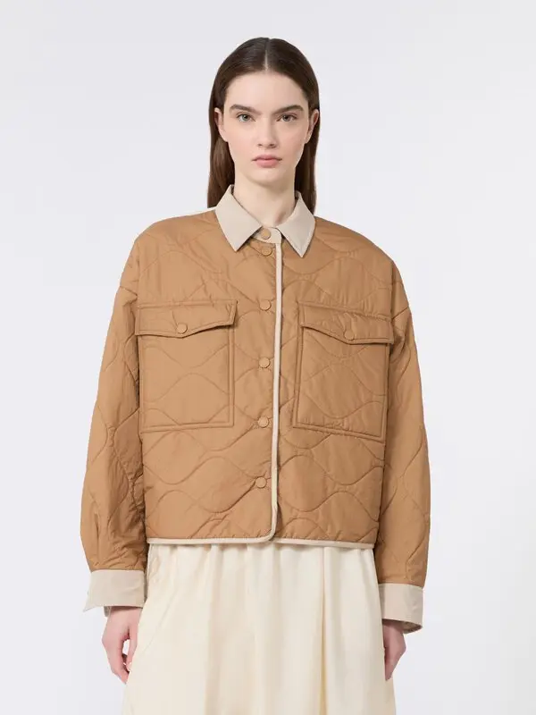 Max Mara Reversible Water-repellent Canvas Padded Jacket
