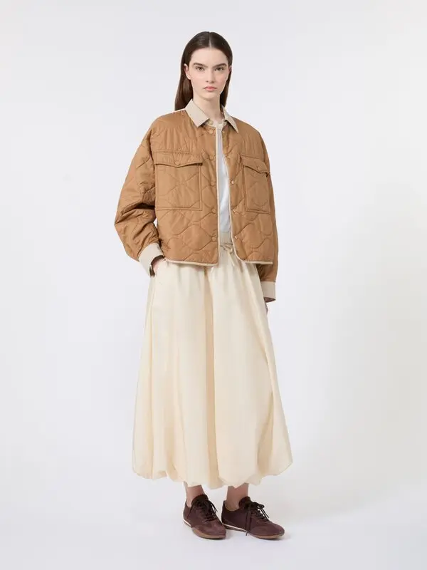 Max Mara Reversible Water-repellent Canvas Padded Jacket