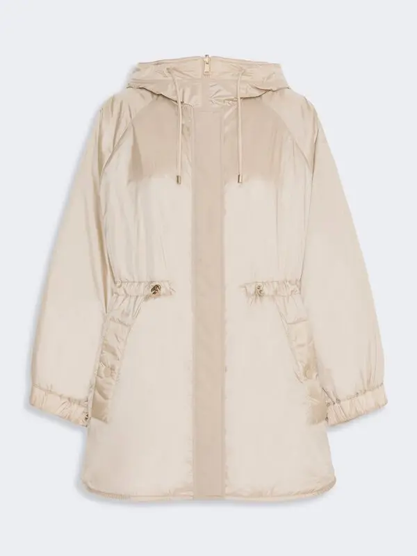 Max Mara Reversible Water-repellent Canvas Padded Parka - Sand