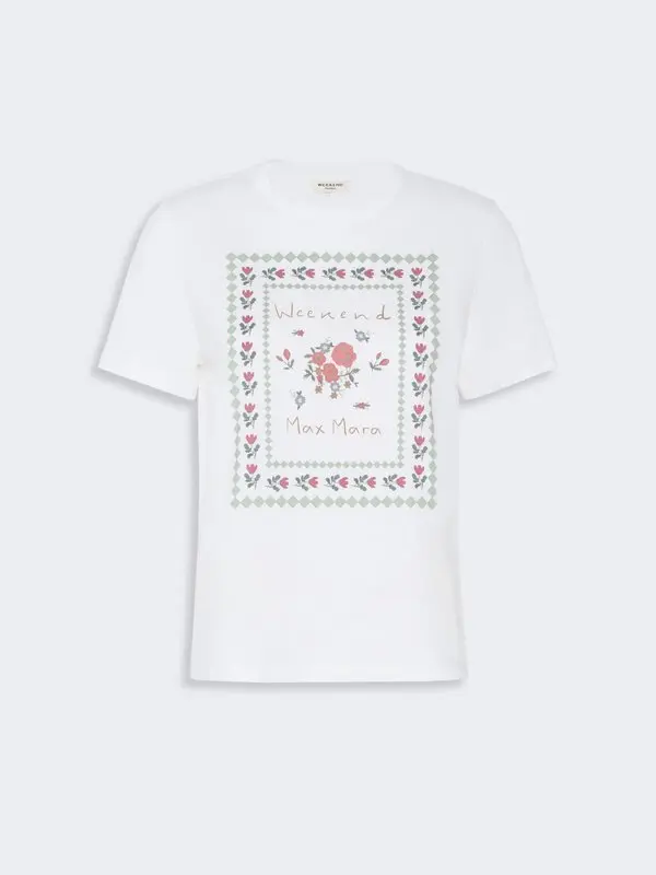 Max Mara Printed Cotton T-shirt