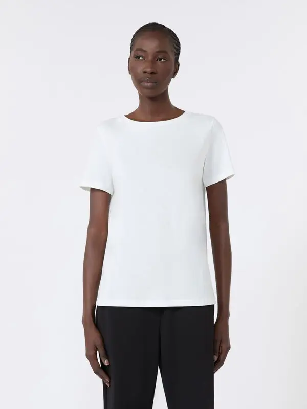 Max Mara Stretch Jersey Basic T-shirt