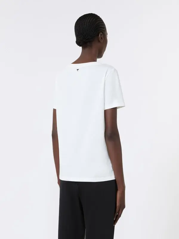 Max Mara Stretch Jersey Basic T-shirt