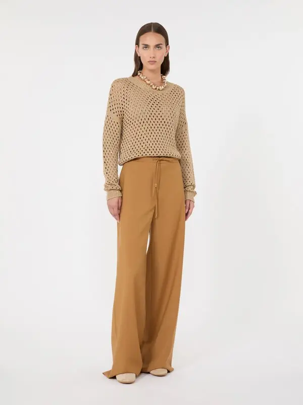Max Mara Light Woollen Cloth Trousers