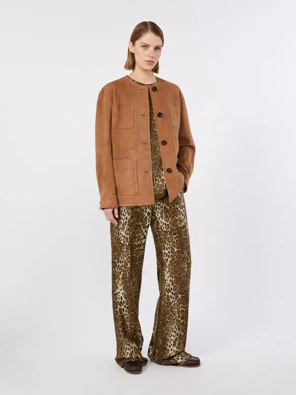 Max Mara Printed Silk Blouse