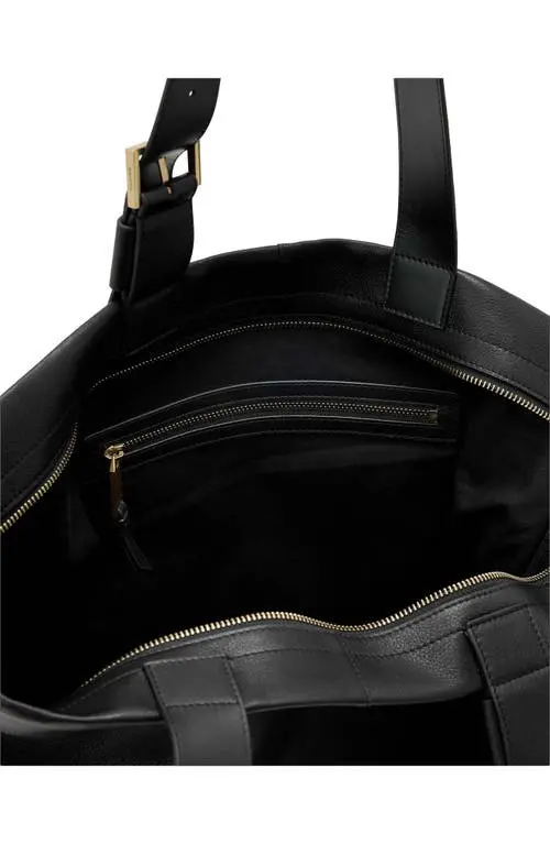 ALLSAINTS Alba Leather Zip Tote