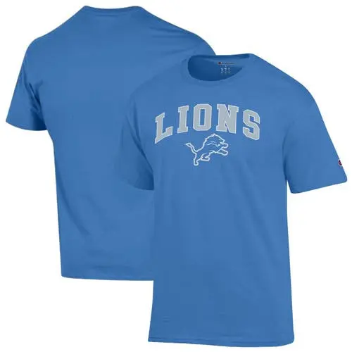 Champion Detroit Lions Arch Over Logo T-shirt - Blue
