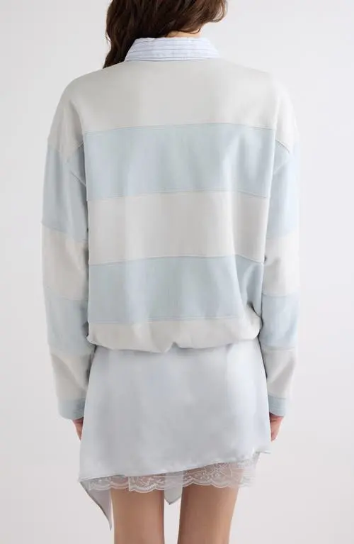 Acne Studios Stripe Polo Sweatshirt