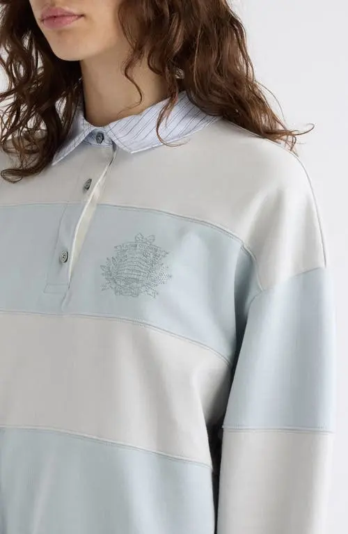 Acne Studios Stripe Polo Sweatshirt