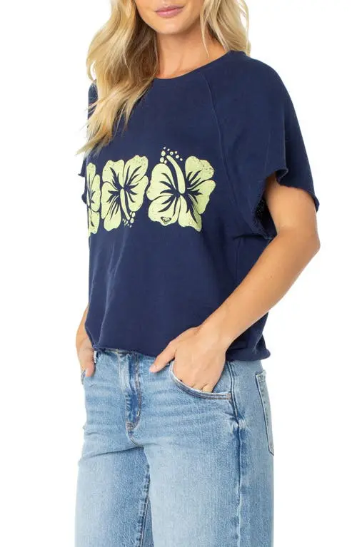 Roxy Free Trim Graphic Knit Top