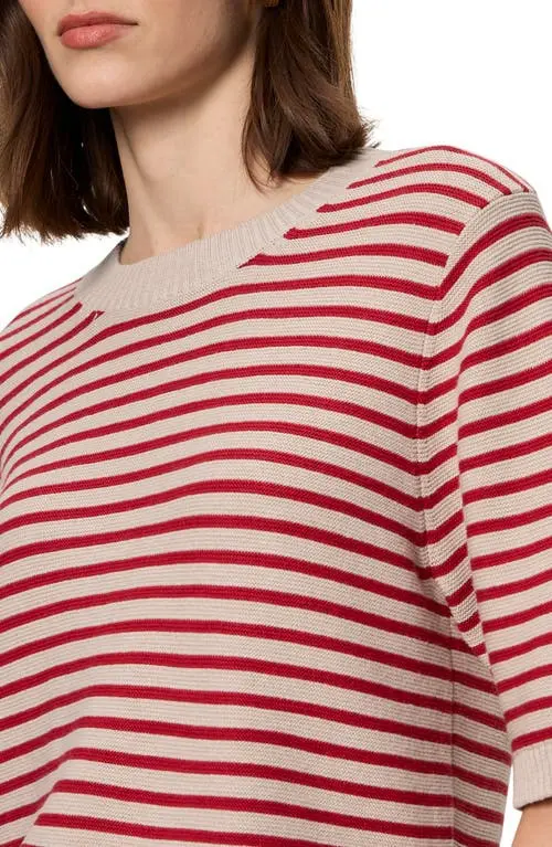 Sanctuary Striped Short Sleeve Sweater