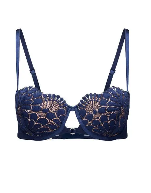 ADORE ME Albanne Contour Balconette Bra - Dark Blue