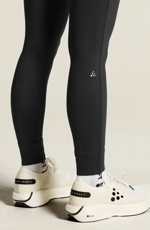CRAFT Hypervent High Waist Running Tights - Black