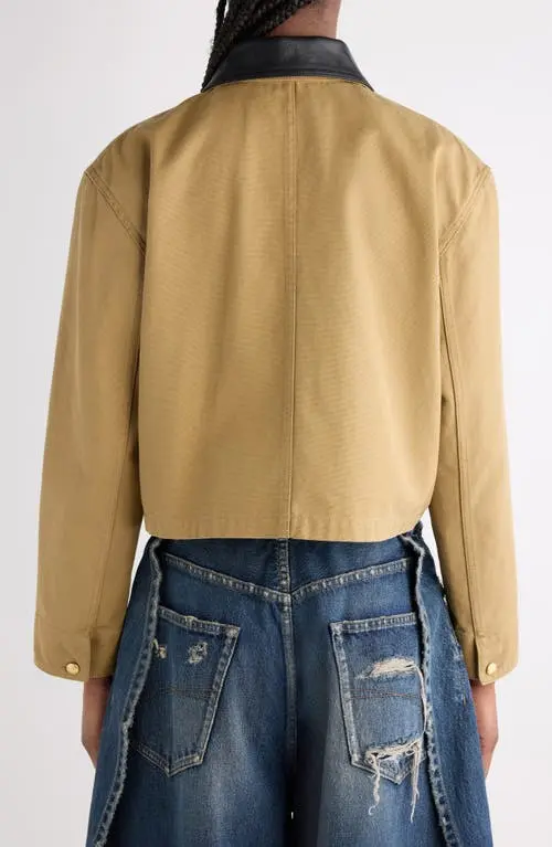 Balenciaga Crop Workwear Jacket