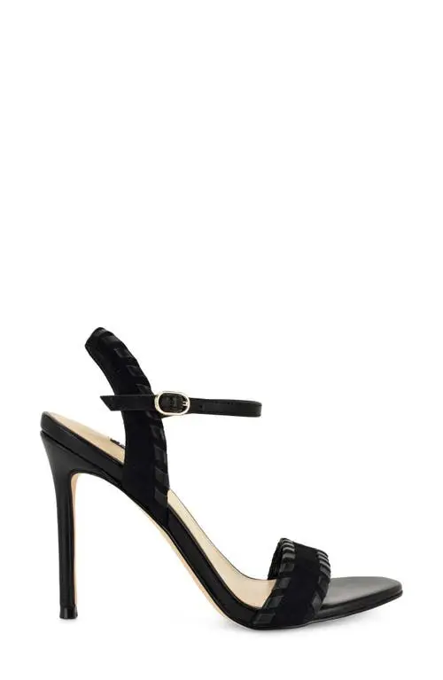 Nine West Maora Ankle Strap Stiletto Sandal - Black