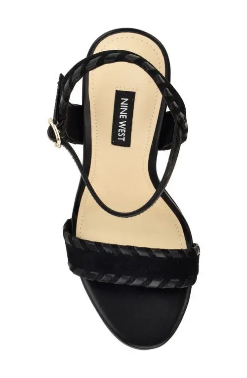 Nine West Maora Ankle Strap Stiletto Sandal - Black