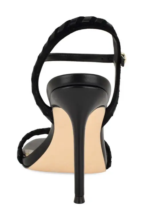 Nine West Maora Ankle Strap Stiletto Sandal - Black