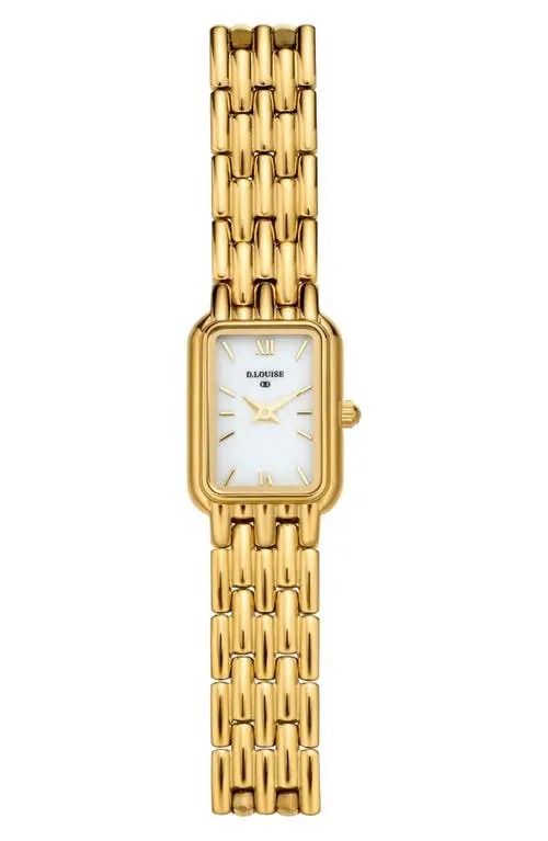 D.LOUISE Classic Bracelet Watch - Gold
