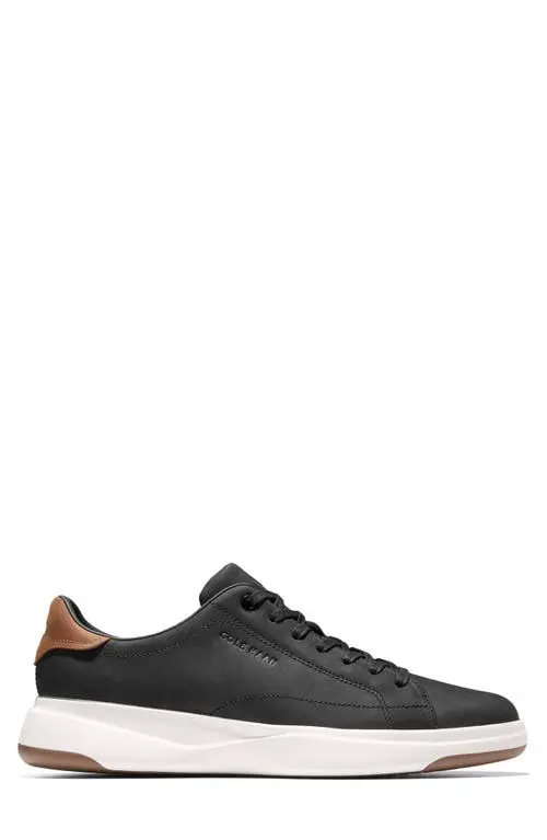 Cole Haan Grandpro Tennis 2.0 Leather Sneakers - Black Nubuck/british Tan