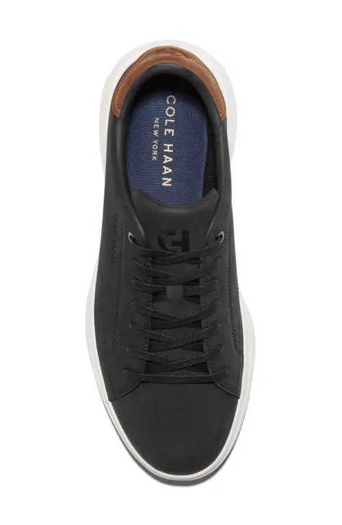 Cole Haan Grandpro Tennis 2.0 Leather Sneakers - Black Nubuck/british Tan