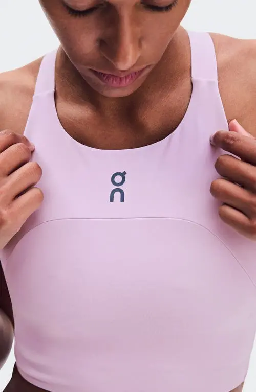 On Performance Crop Sports Bra - Foxglove