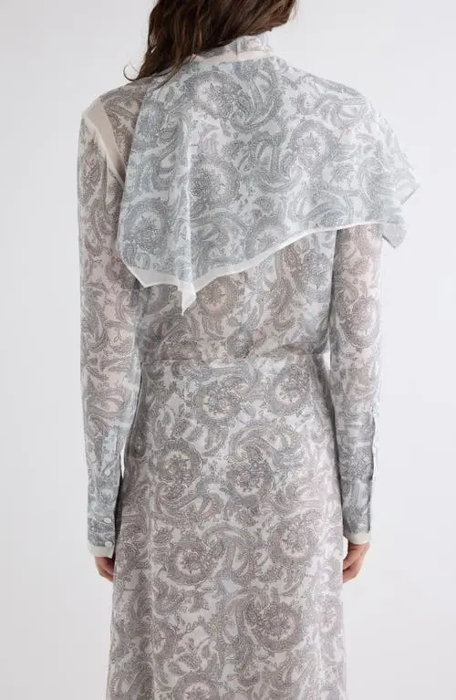 Acne Studios Senelle Paisley Silk Shirt