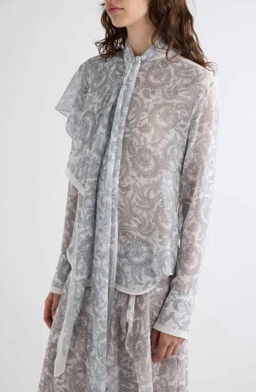 Acne Studios Senelle Paisley Silk Shirt