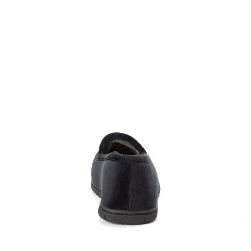 DEARFOAMS Halloween Velour Closed Back Slippers - Black