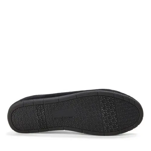 DEARFOAMS Halloween Velour Closed Back Slippers - Black
