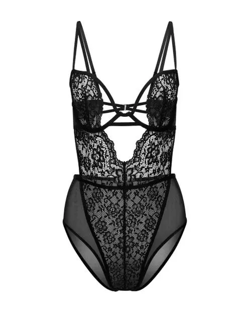 ADORE ME Sersha Bodysuit Lingerie - Black