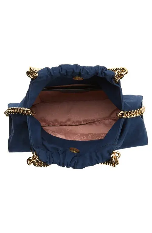 Stella McCartney Mini Falabella Faux Suede Drawstring Bag