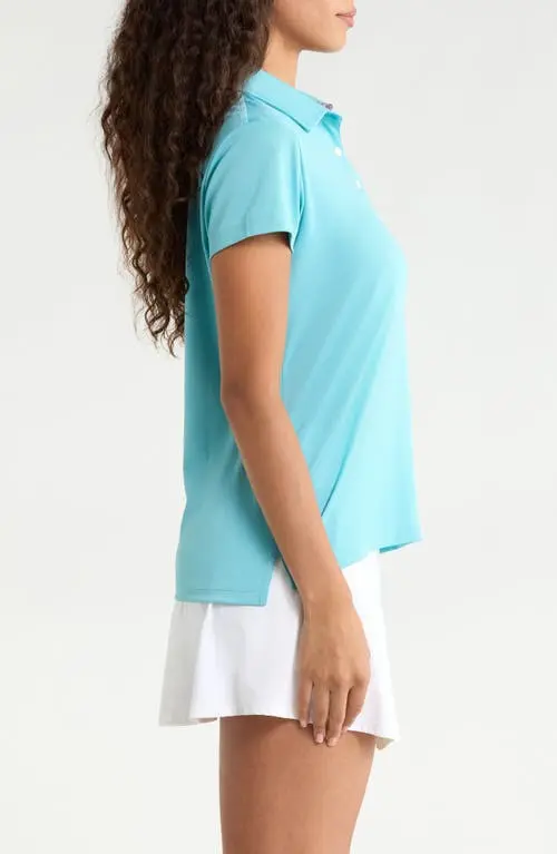 SWANNIES Kaia Piqué Half Placket Polo