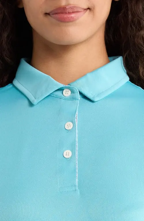 SWANNIES Kaia Piqué Half Placket Polo