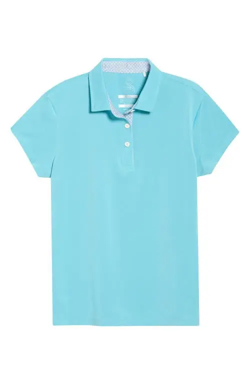 SWANNIES Kaia Piqué Half Placket Polo