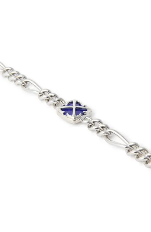 Off-White Lapis Lazuli Arrow Chain Bracelet