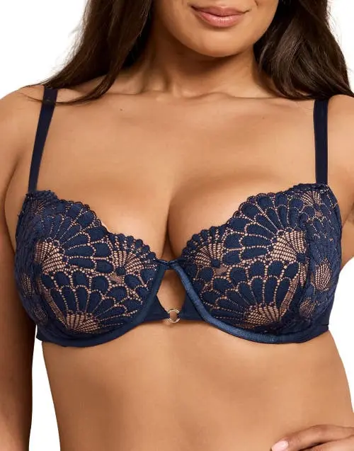 ADORE ME Albanne Contour Balconette Bra - Dark Blue