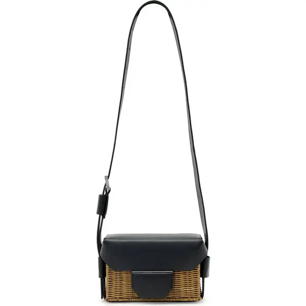 ALLSAINTS Monique Wicker Crossbody Bag