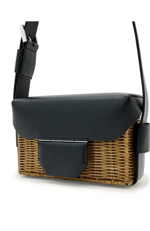 ALLSAINTS Monique Wicker Crossbody Bag